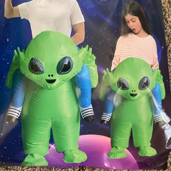 Costumes | Green Alien Inflatable Kids Costume | Poshmark